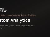 Custom Analytics Next Js Documentation Supastarter Saas Starter