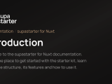Introduction Nuxt Documentation Supastarter Saas Starter Kit For