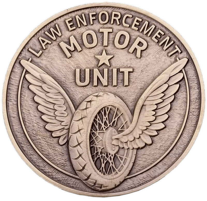 Motorcycle Challenge Coins | Free design | [30%] off