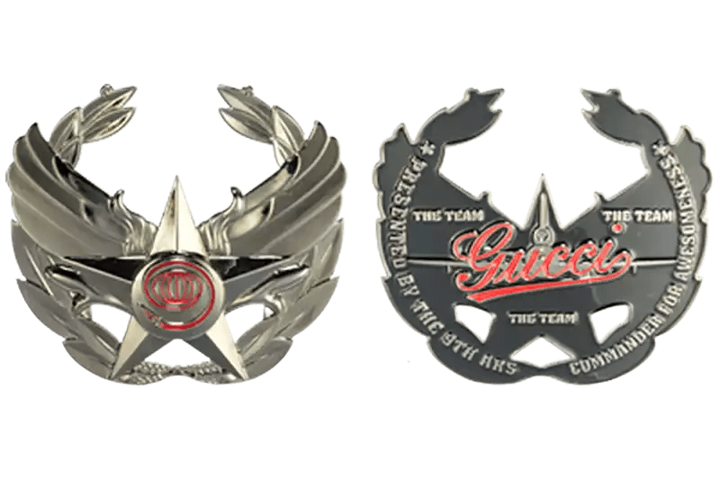 Custom Shape Challenge Coins | Super Challenge Coins