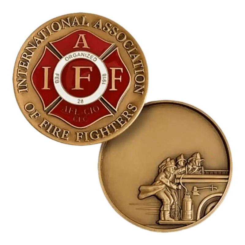 IAFF Challenge Coin | No minimum! [Save 30%]