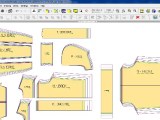 Garment Material Utilisation Super Pattern Organisation