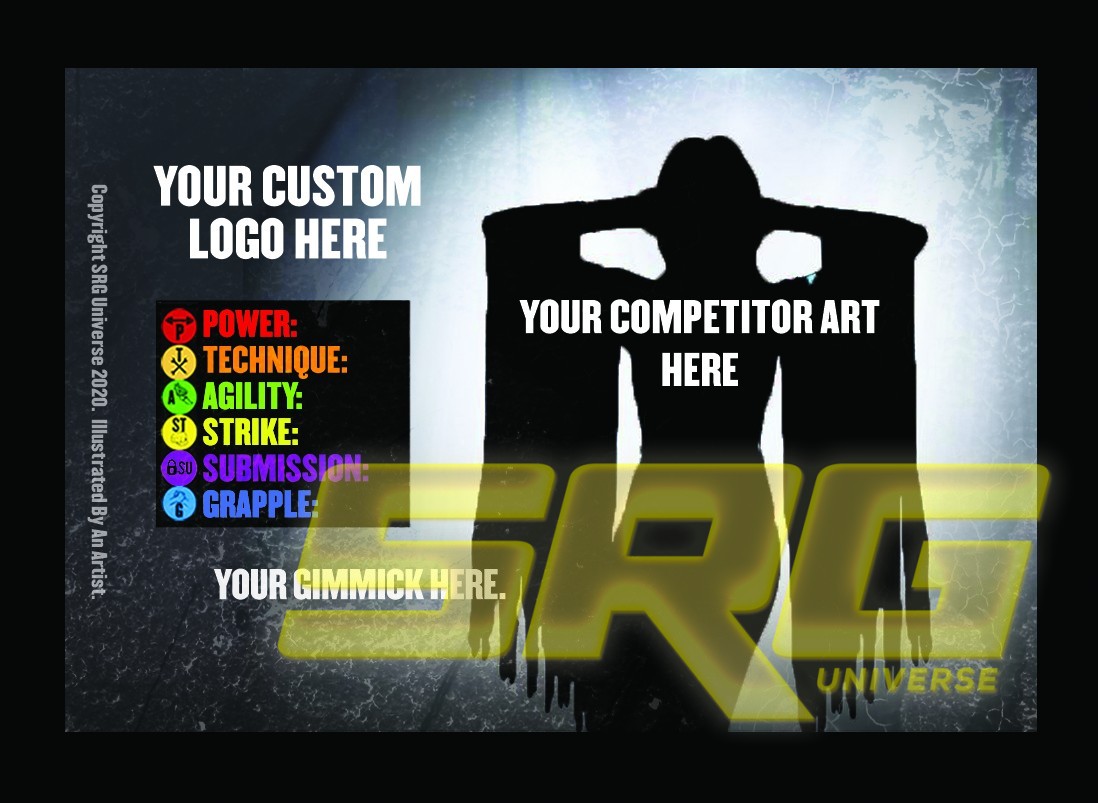 Alternate Art Competitor Face Card - Supershow the Game