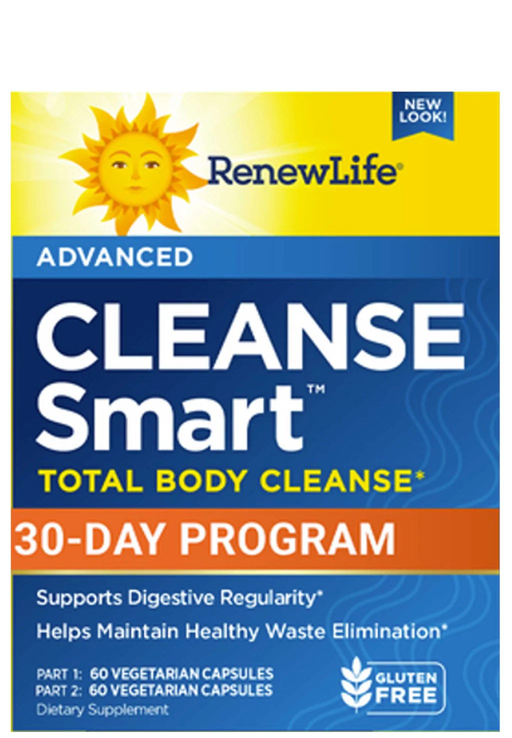 Renew Life Advanced Cleanse Smart Total Body Cleanse 30 Day Program