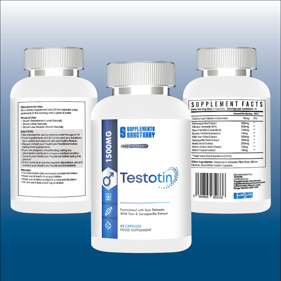 Testotin: Boost Testosterone Levels and Libido Naturally - Supplements ...