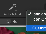 Customizing Toolbar Home