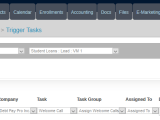 Task Triggers Centrex Software