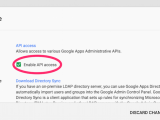 How To Check If Google Apps Administrative Api Is Enabled For Your