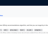 Affinity Based Personalization Dynamic Yield Knowledge Base