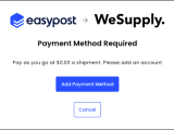 Advanced Tracking Easypost Support