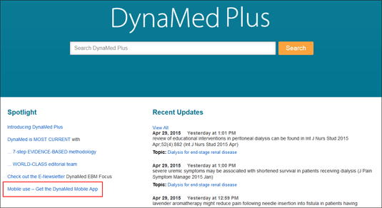 Announcing the DynaMed Plus App – A. T. Still Memorial Library