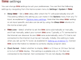 Tv Time Settings Customer Experience