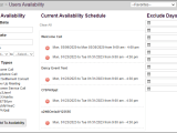 Event Availability Scheduling Forth
