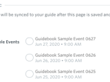 Splash Guidebook Support