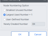 Node Numbering Midas Support