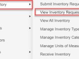 Viewing Inventory Requests Update Ml Work Orders