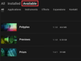 I Cannot Find The Native Browser Preview Library For Komplete Kontrol