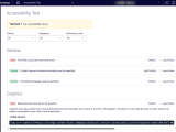 The Accessibility Test Feature Support Help Center