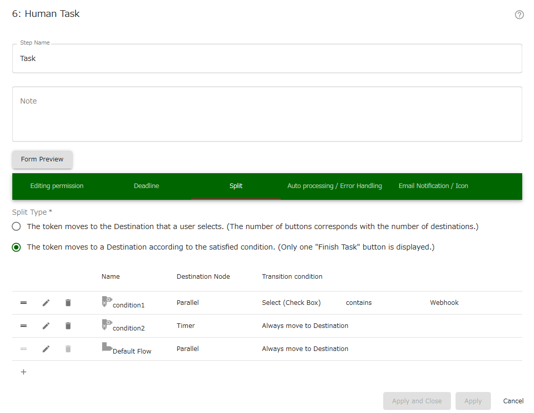 Human Task – Questetra Support