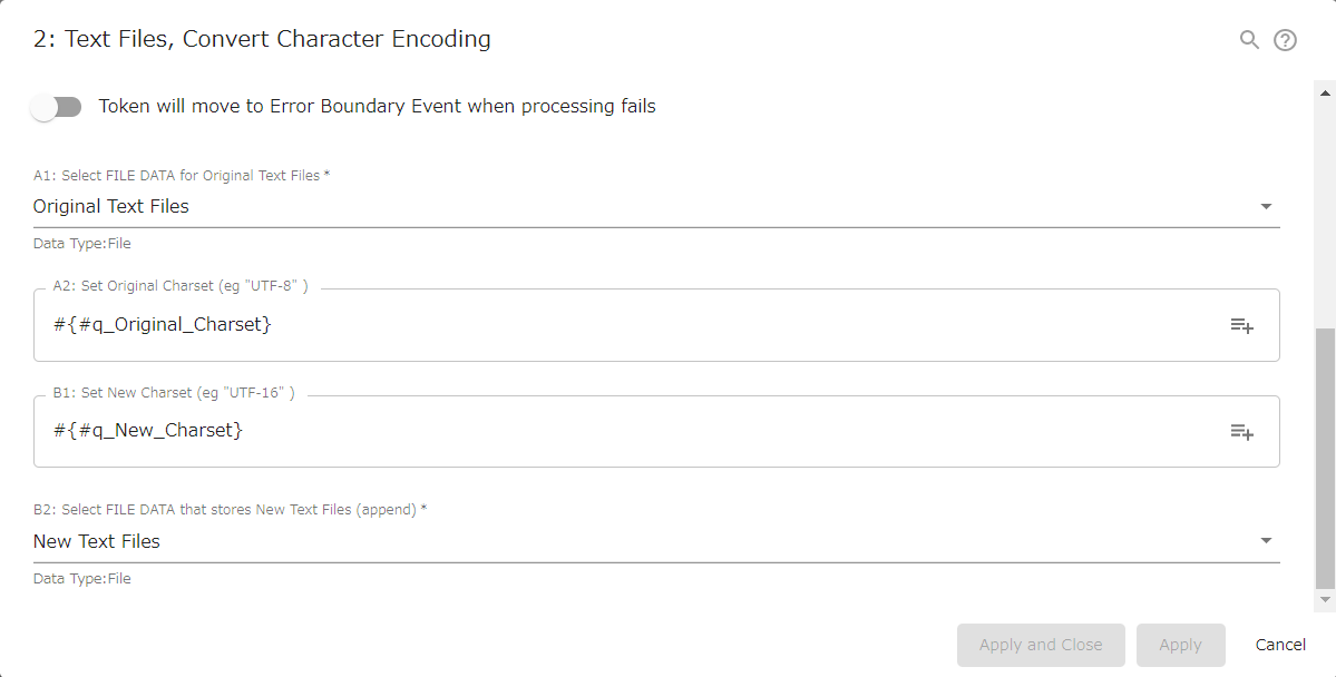 Text Files, Convert Character Encoding – Questetra Support