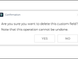 Delete A Custom Field Testfirst