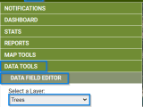 Tutorial Data Field Editor Treeplotter Support