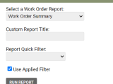Tutorial Work Order Reports Treeplotter Support