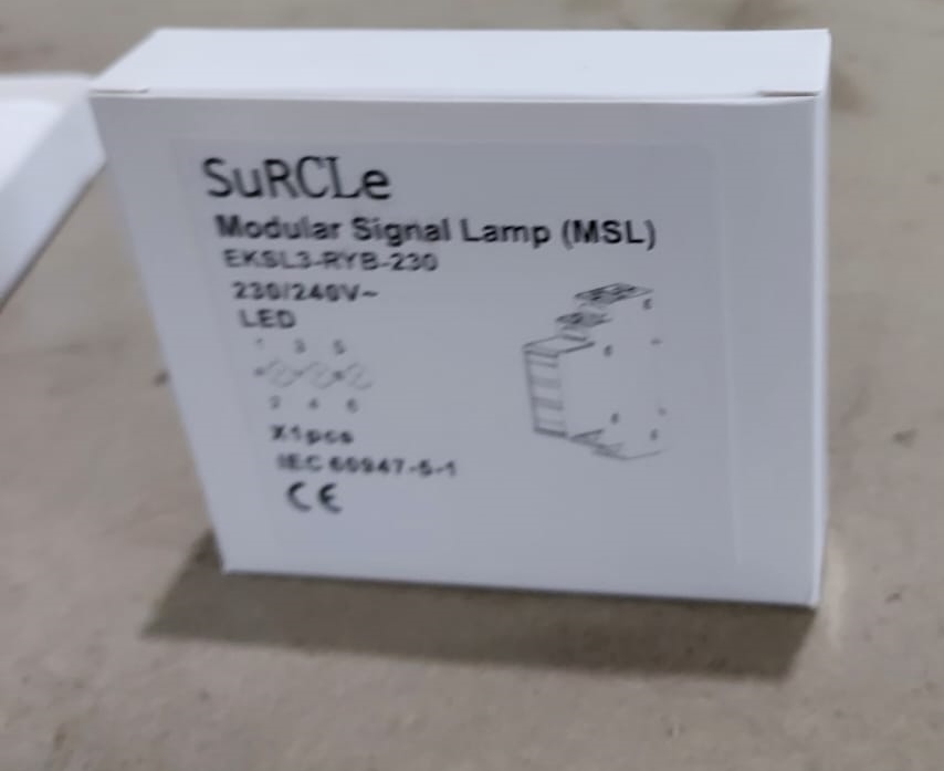 RYB Three Phase Indicator Light - SuRCLe Solar Components