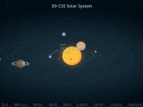 3d Css Solar System Surf The Dream