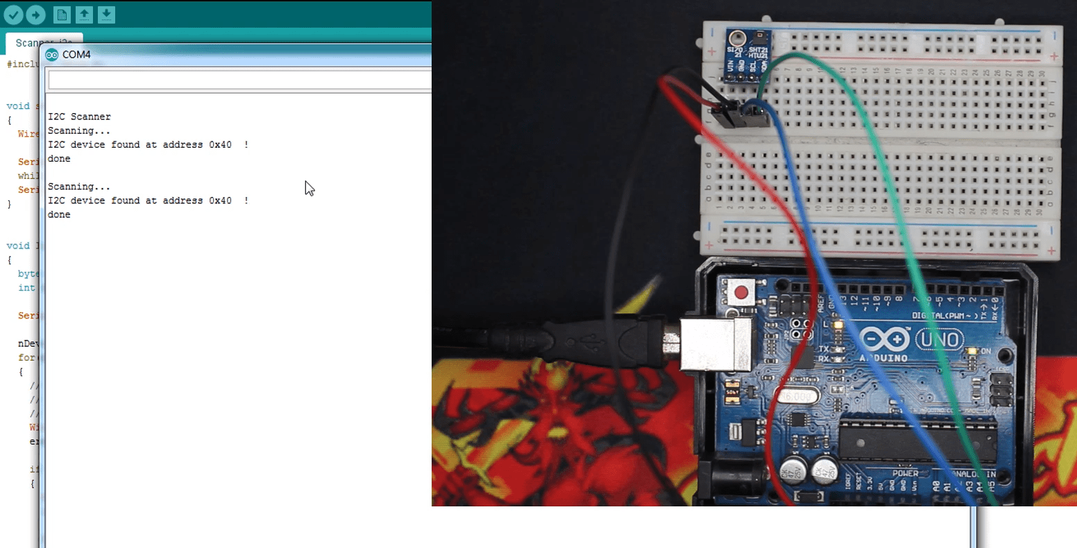 SHT 21/HTU 21 – Measure Temperature and Humidity with Arduino + OLED/LCD [DigitSpace.com ...