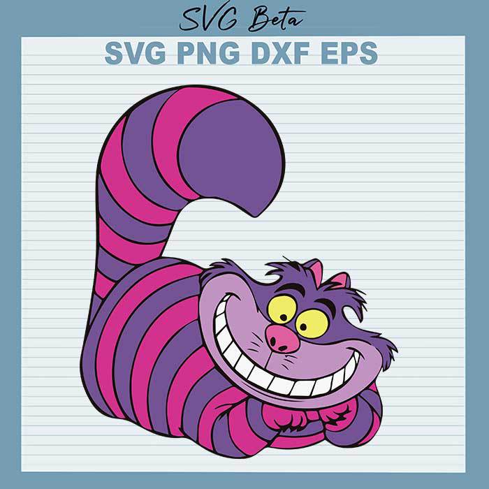 Cheshire Cat Wonderland SVG, Alice In The Wonderland SVG, Disney ...