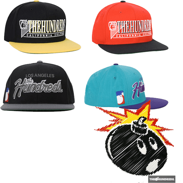 The Hundreds "Raidurrs" x "Team Two" Retro Snapbacks | SWGRUS