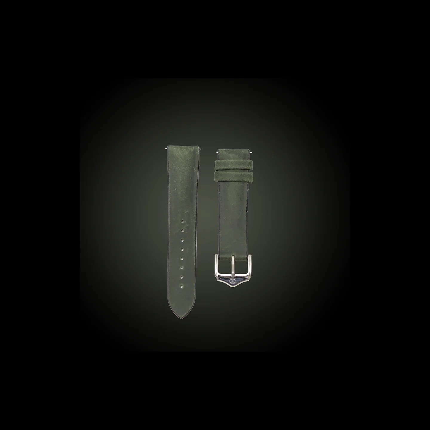 Green Strap Rubber Strap Swiss Watch Company