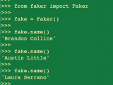 Create Fake Data With Faker In Python Software Development Notes