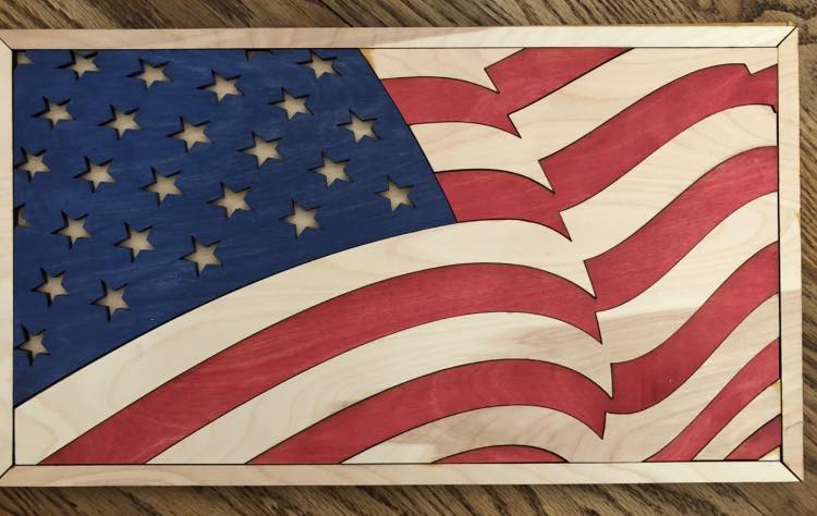 Waving Large Flag - Sweetfern Designs