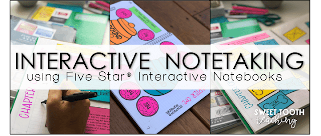 Five Star® Interactive Notebooks - Sweet Tooth Teaching