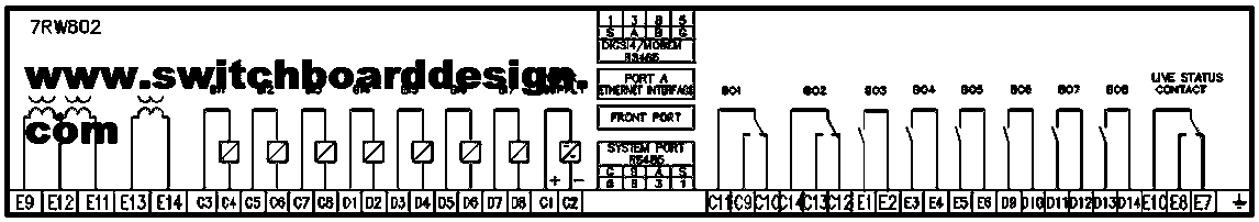 Voltage and Frequency Protection 7RW80 With (2NO) - Switchboard Design