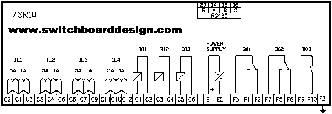 Overcurrent and Earth Fault Relay Block 7SR10 - Switchboard Design