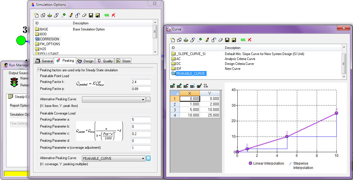 Simulation Options in InfoSewer and H2OMap Sewer – SWMM5, ICM SWMM, ICM ...