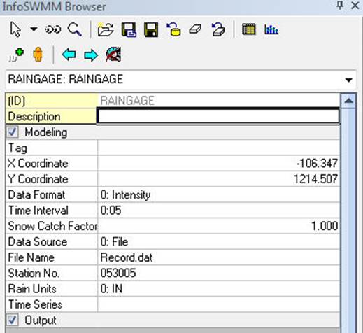 Example 9. Continuous Simulation in InfoSWMM – SWMM5, ICM SWMM, ICM ...