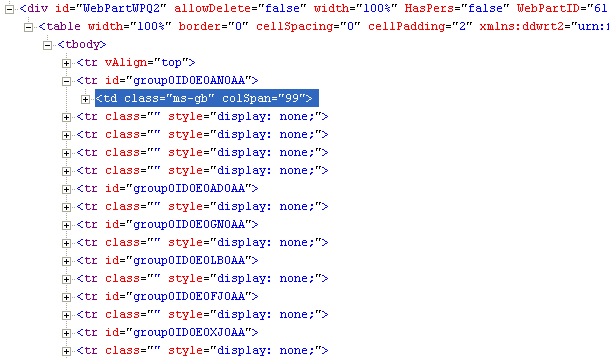 Adding Expand/Collapse Logic to your Data View Web Parts (DVWPs) –The Easy Way – Marc D Anderson ...