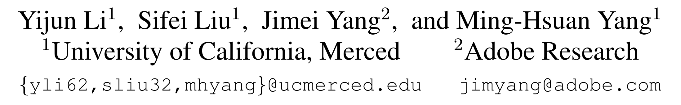 Generative Face Completion | Synced