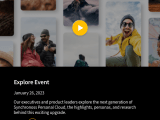 Synchronoss Explore Event Landing Page