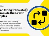 Python String Translate A Complete Guide With Examples Syntax