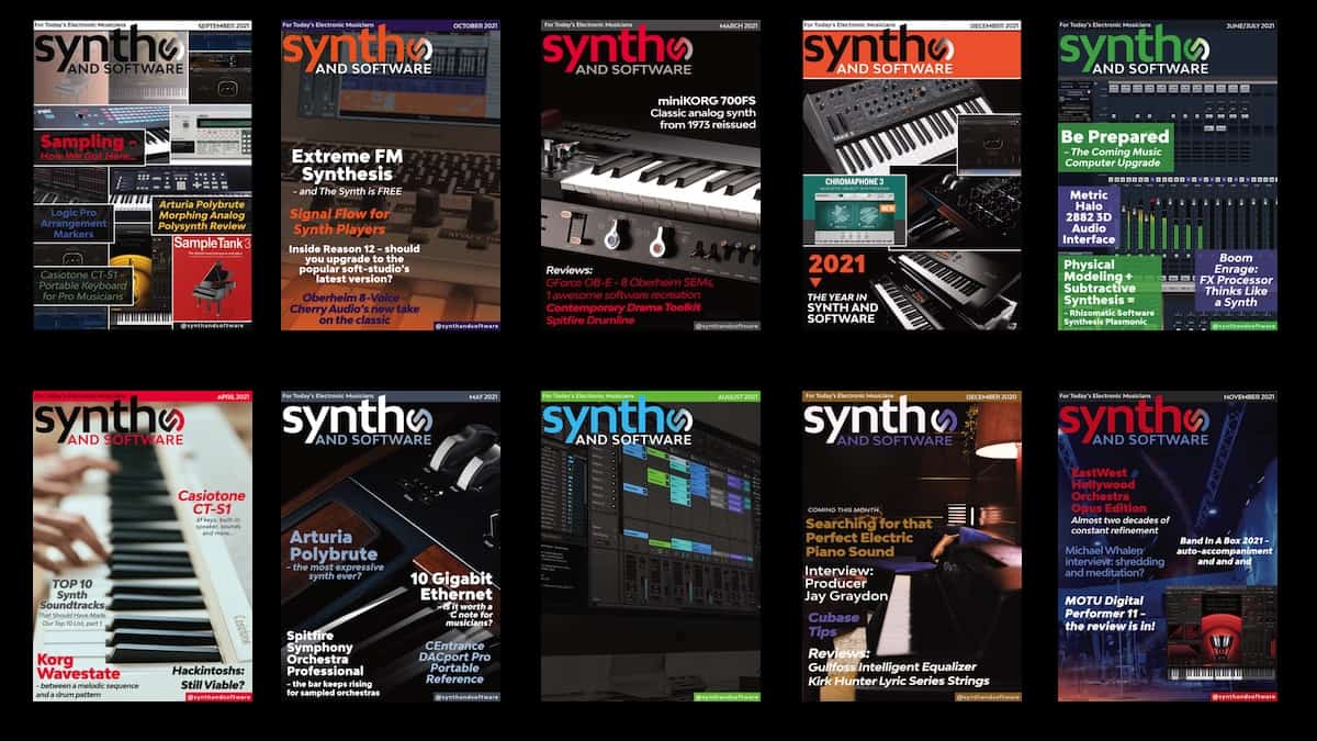 Synth and Software Looks Back at the 2021 Cover Features - Synth and ...