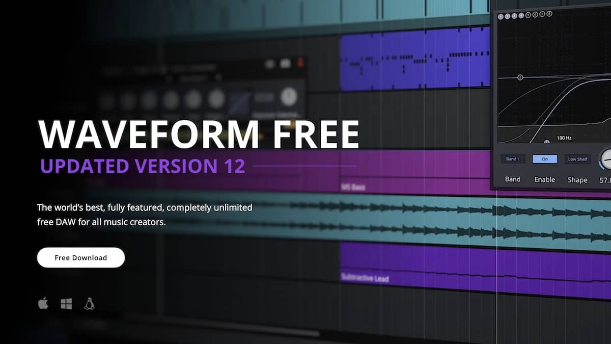 Tracktion Waveform Free Updated For 2022 - Synth and Software