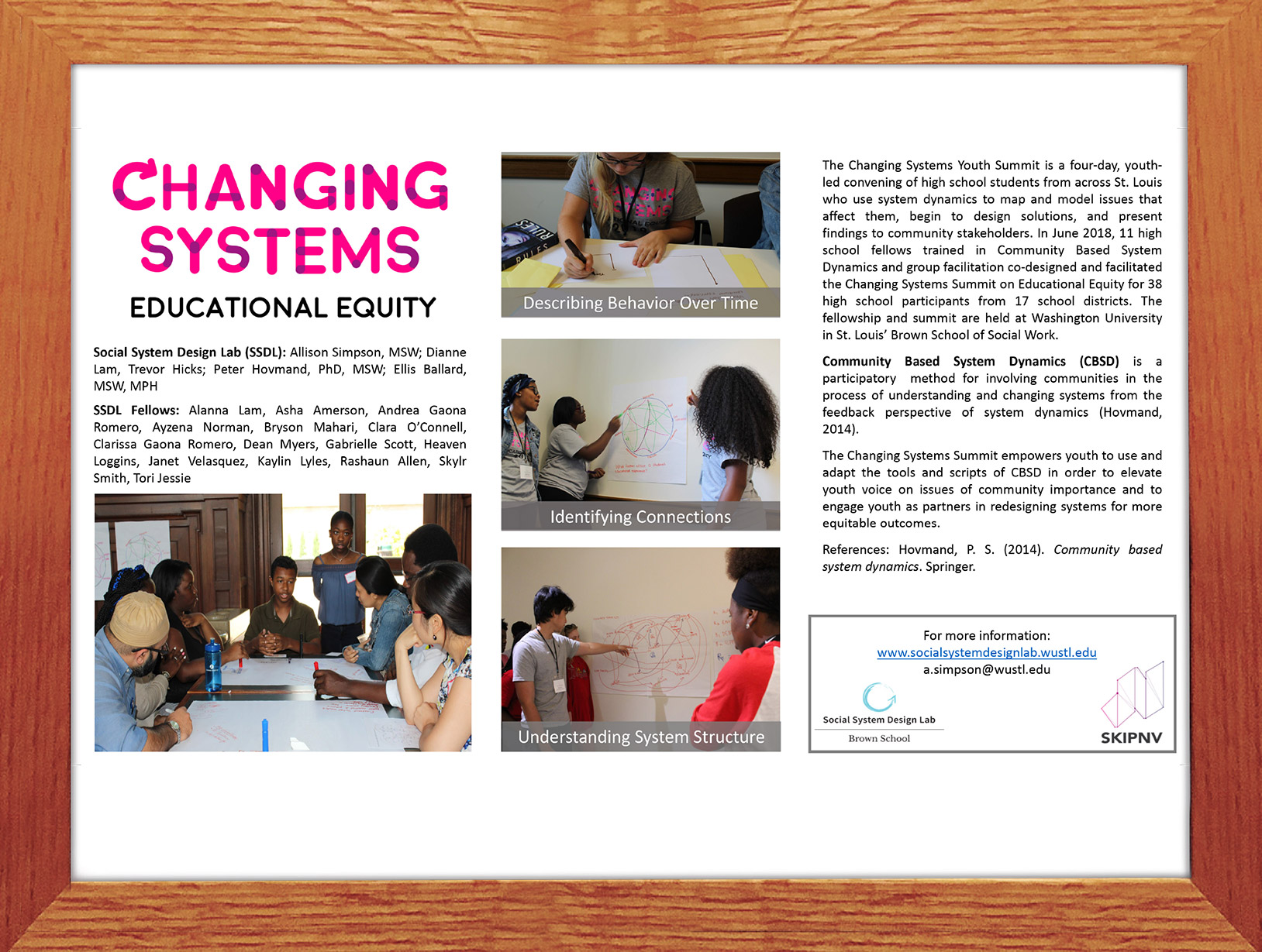 Community Based System Dynamics – Engaging Youth as Experts in Complex ...