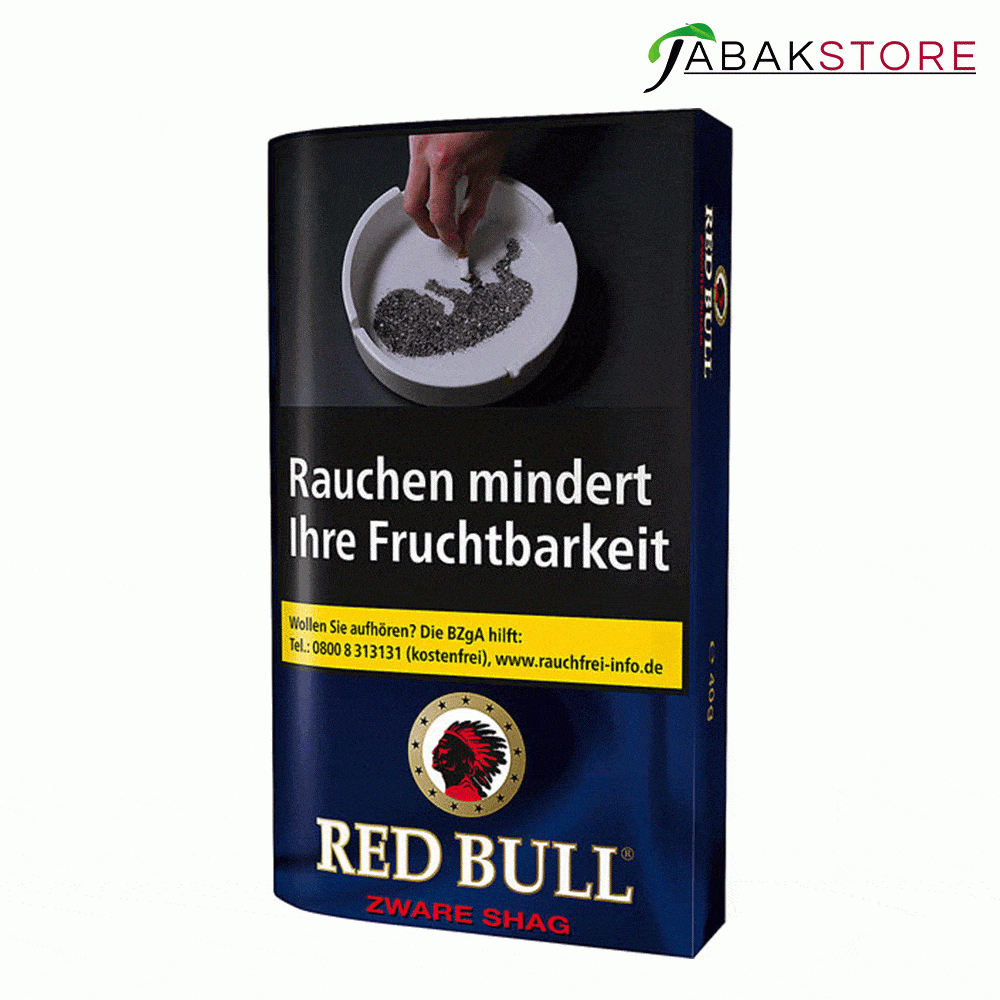 Red Bull Halfzware Shag 7 Euro | 40g Drehtabak | Tabakstore