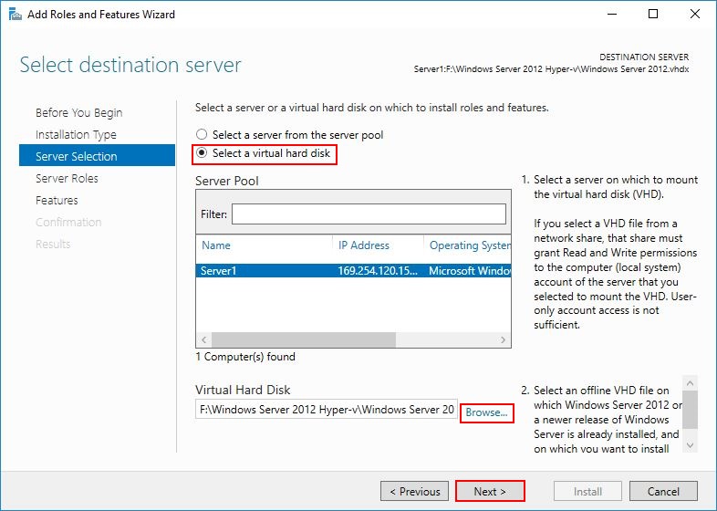 Installing Roles and Features to VHD in Windows Server 2016 – Jackson ...