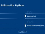 Best Python Ides Code Editors For Developers Tagline Infotech
